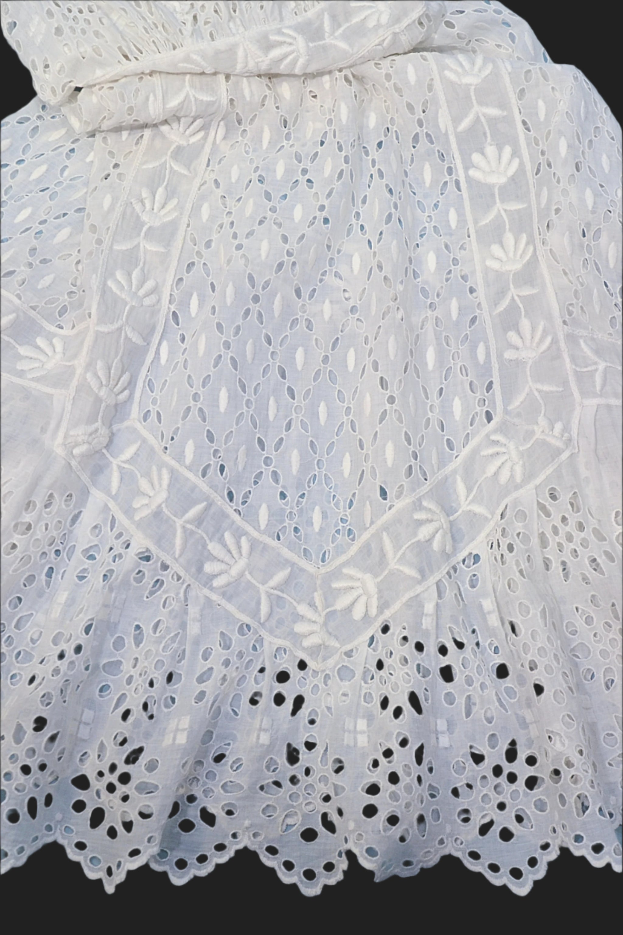 Antique/Vintage Victorian/Edwardian Lace Maxi Dress, Cottagecore Weddi ...